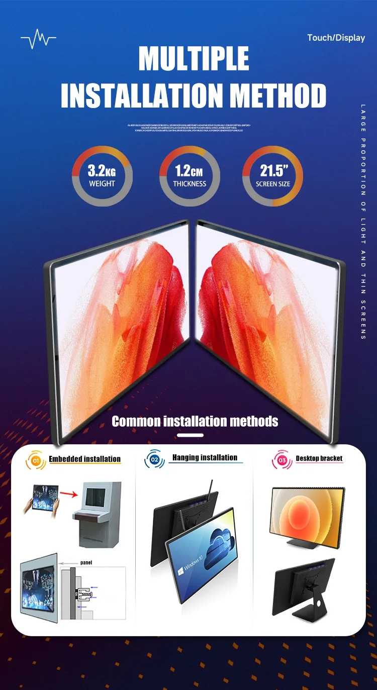 Wholesale Oem Odm 21.5 Inch Thin Bezel Lcd Monitor Hd Display Pc ...