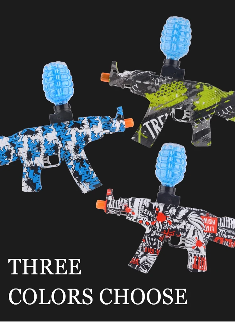 Ak47 M416 M4a1 M4 Electric Gel Blaster Orby Water Bead Splatter Orbeez Gun Toy Nerf Soft Bullet ...