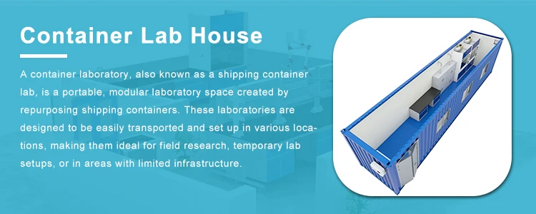 Customized Shipping Container Lab - Mobile PCR Test Lab