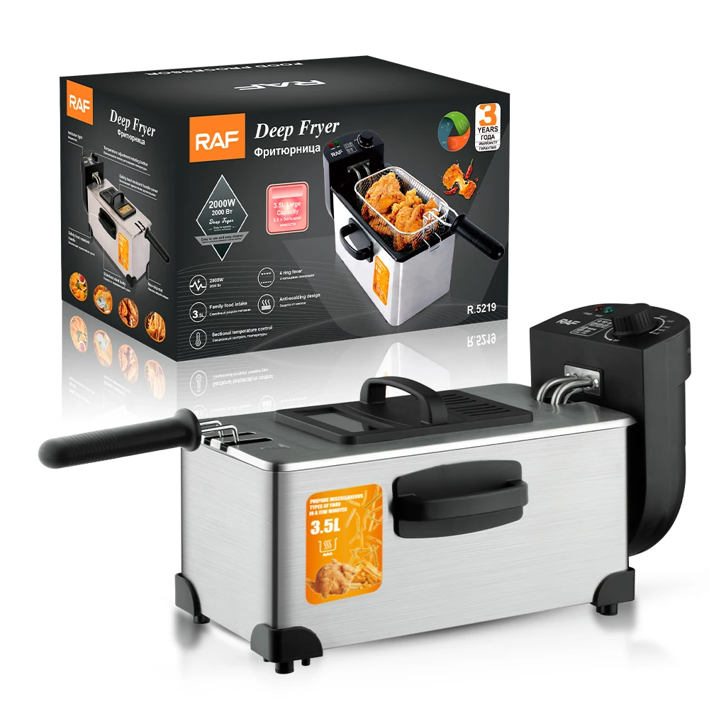 Superior Quality Immersion Oil Fryer Removable Basket 3.5l Electric ...