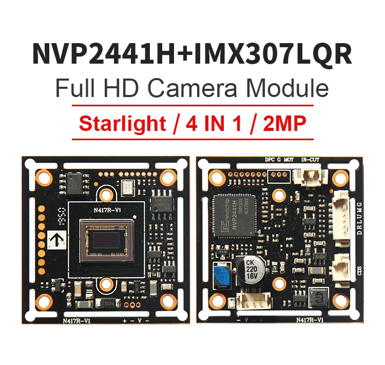 CCTV 1080P AHD Camera Board 4 in 1 - Versatile & Reliable