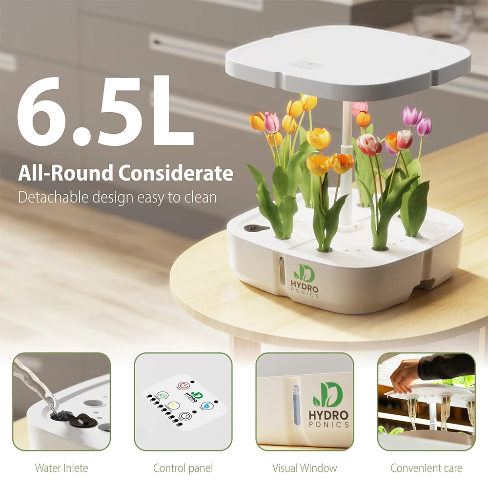 Customized Smart Mini Equipment Indoor Hydroponic Kit Growing Nursery ...