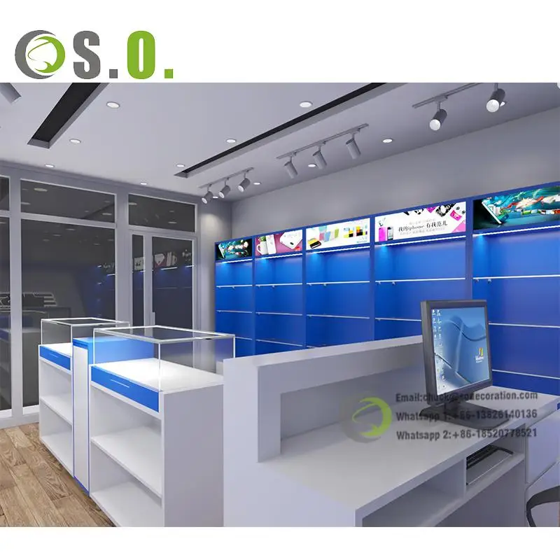 Mobile Phone Shop Counter Design Mobile Shop Furniture Retail Showcase ...