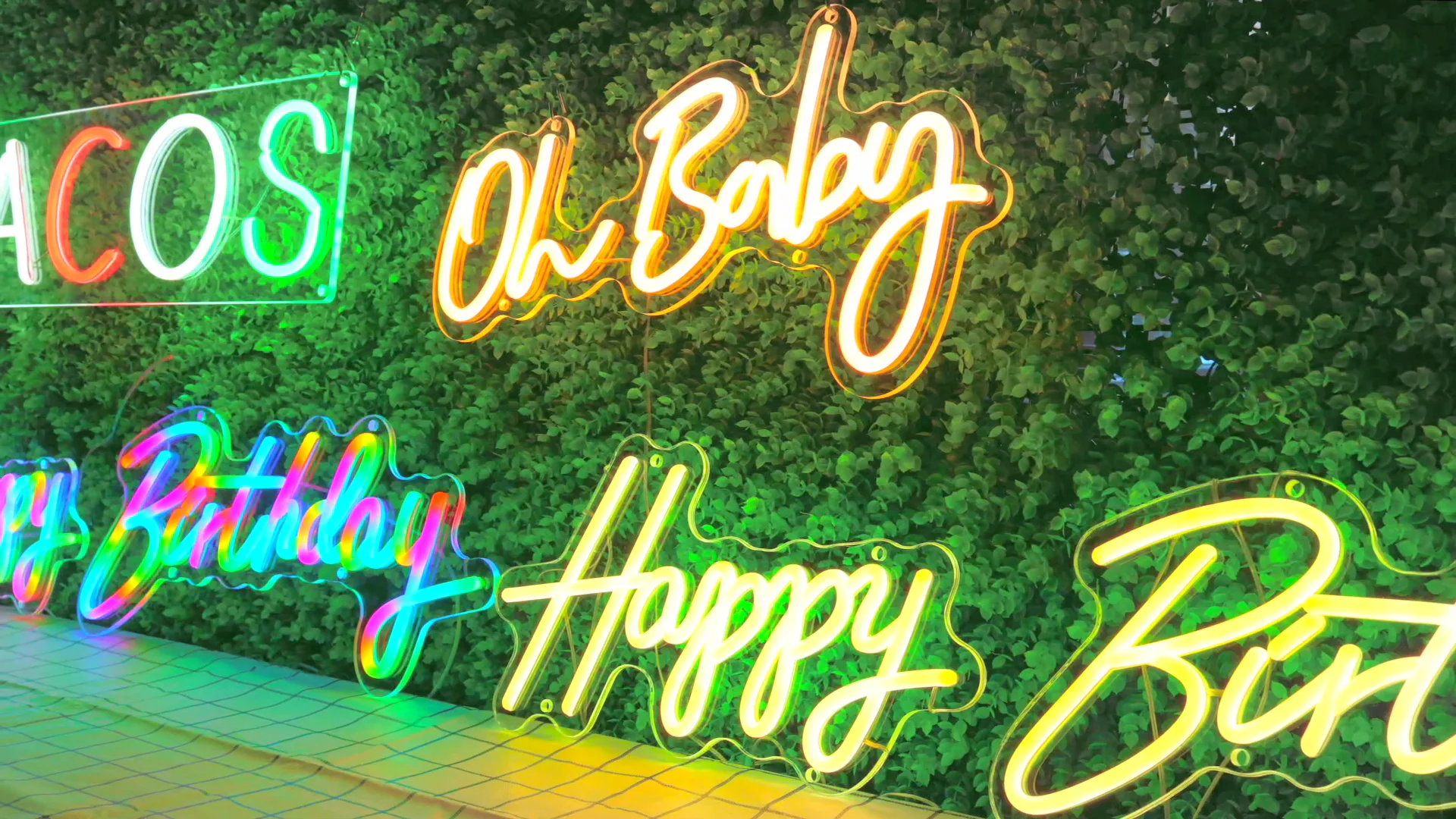 Outdoor Led Advertising Rope Words Flex Strip Custom Neon Lights Signs ...