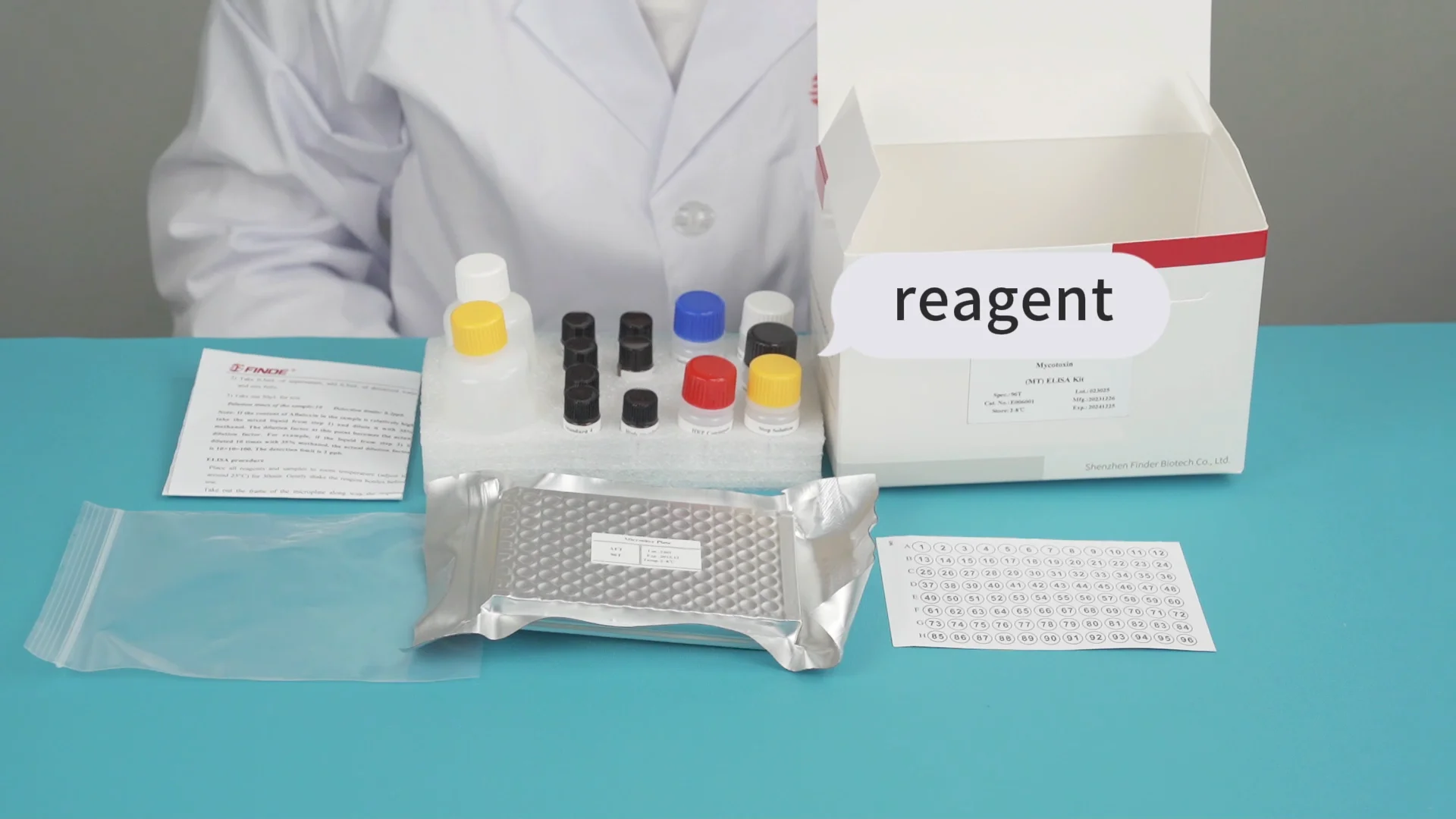 Fumonisin B1 (fb1) Elisa Test Kit Food Safety Testing For Grain And ...