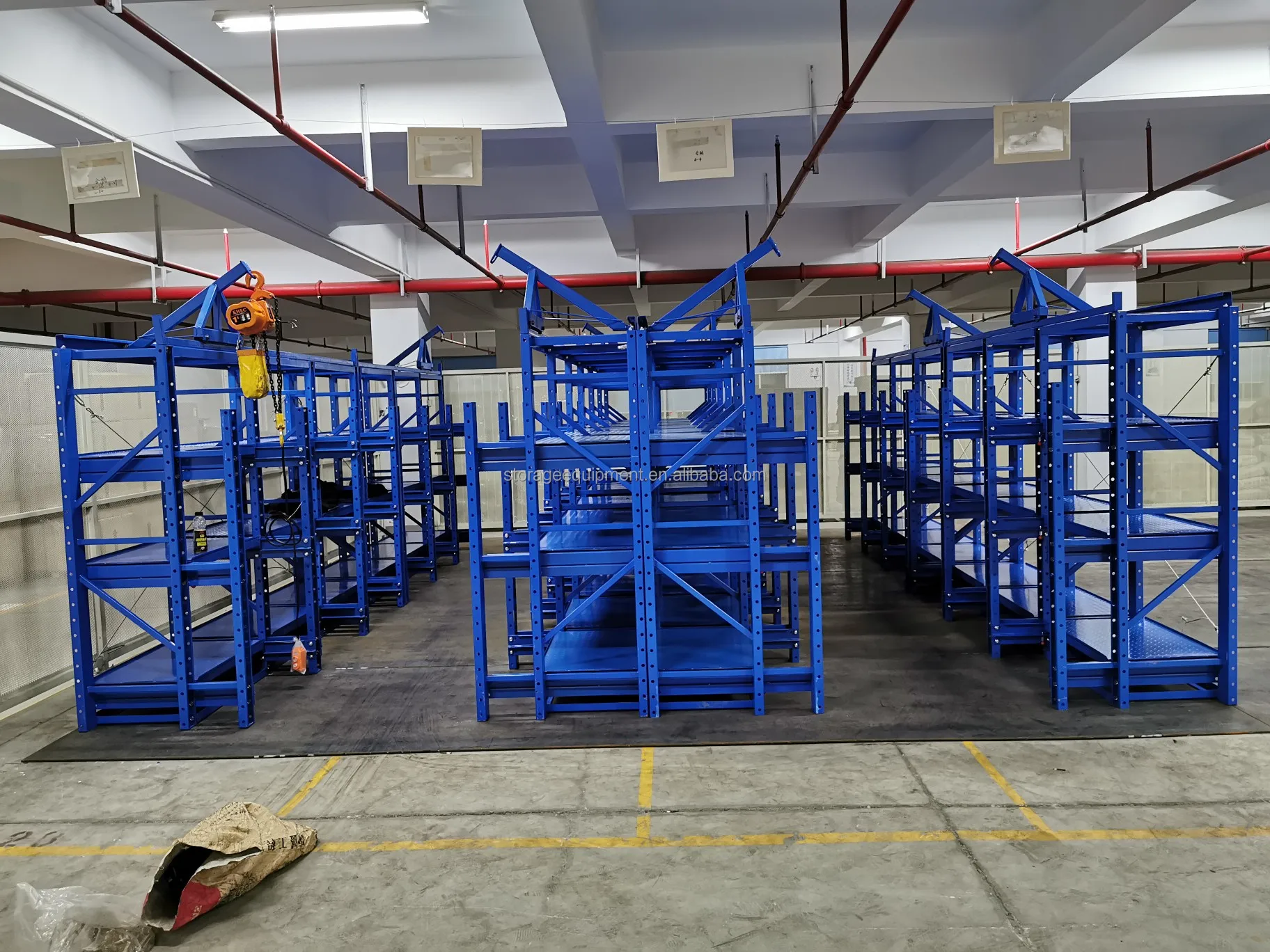 Plastic Injection Mold Storage Racks & Warehouse Mold Rack - Buy Mold ...