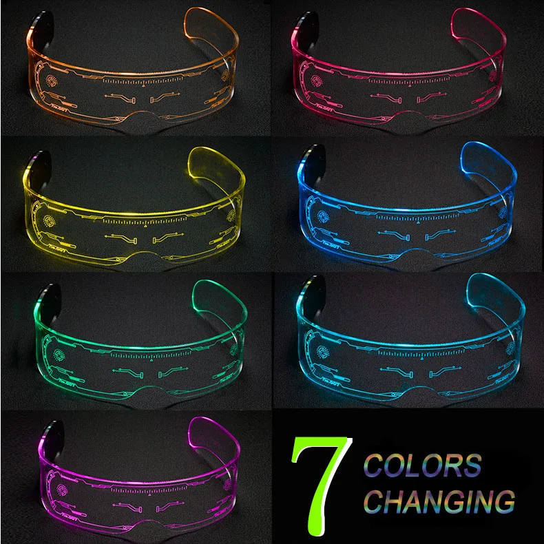 Luminous Light up Glasses - Perfect for Halloween & Parties