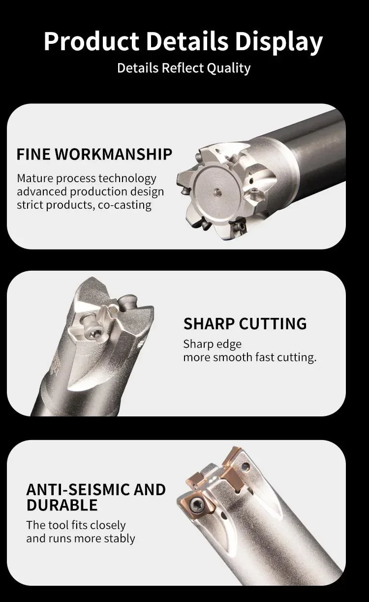 4nte90 90-Degree Fast-Feed Milling Cutter Bar for 4nkt060308