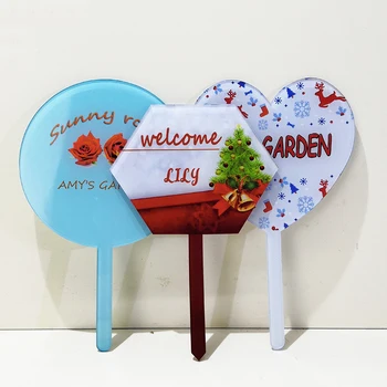 Sublimation Acrylic Cake Topper Blanks For Custom Wedding Engagement ...