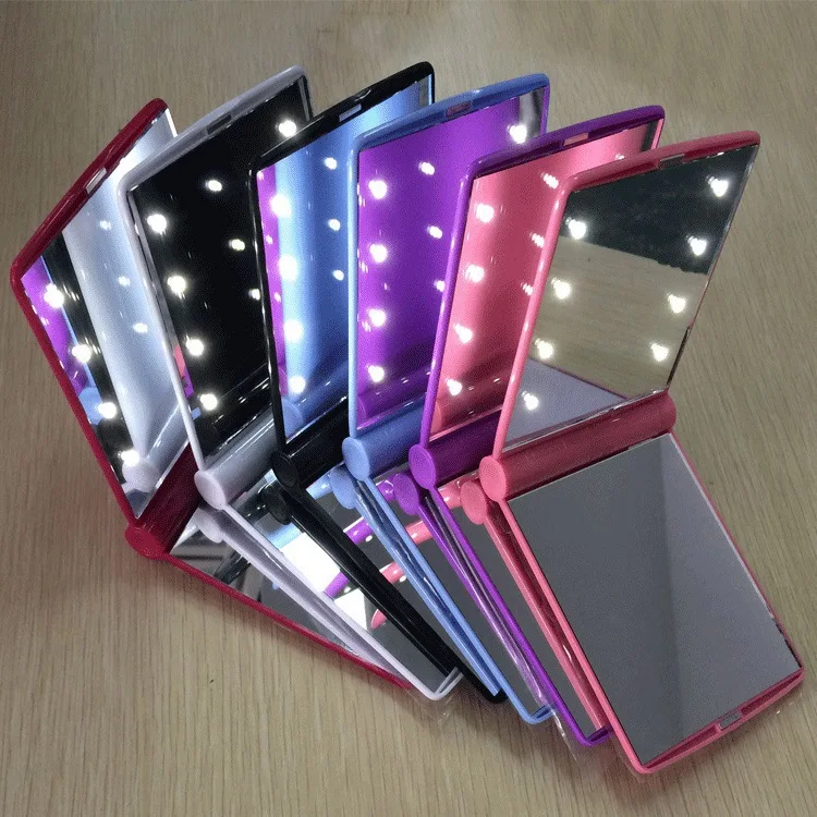 Wholesale Oem Handheld Mirror Private Label Compact Led Pocket Mirror ...