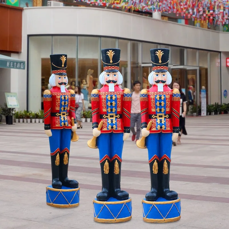 Life Size Nutcracker Statue - Perfect Outdoor Christmas Decor