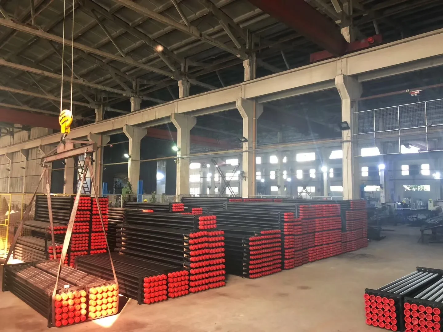 Rock Drill Pipe Clamp 2 3/8 Borehole Water Well Dth Drilling Rig Rod ...