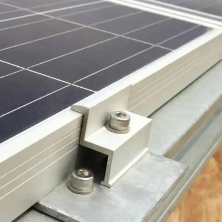 Solar Clamp Solar Panel Mid Clamp Aluminum Pv Components Solar Panel ...