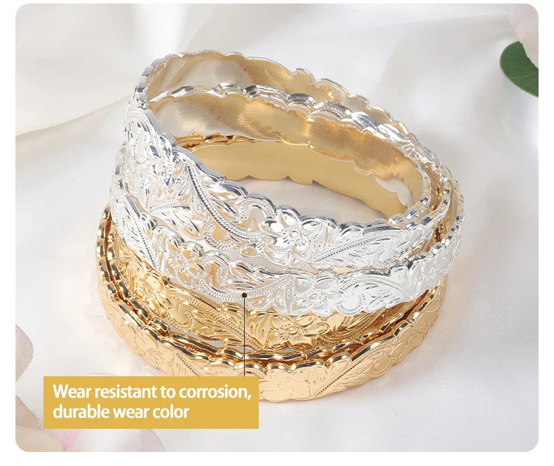 Cring Coco Hawaiian Bangle Hand Bangles Woman Real 18k Gold Plated ...