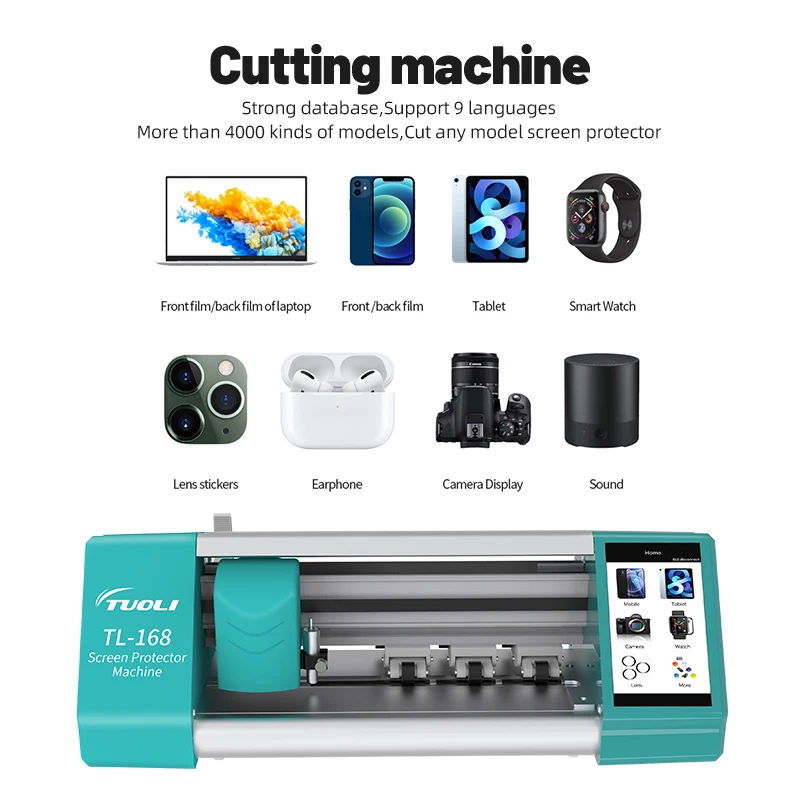 TuoLi Unlimited Mobile Phone Screen Protector Cutting Machine TPU ...