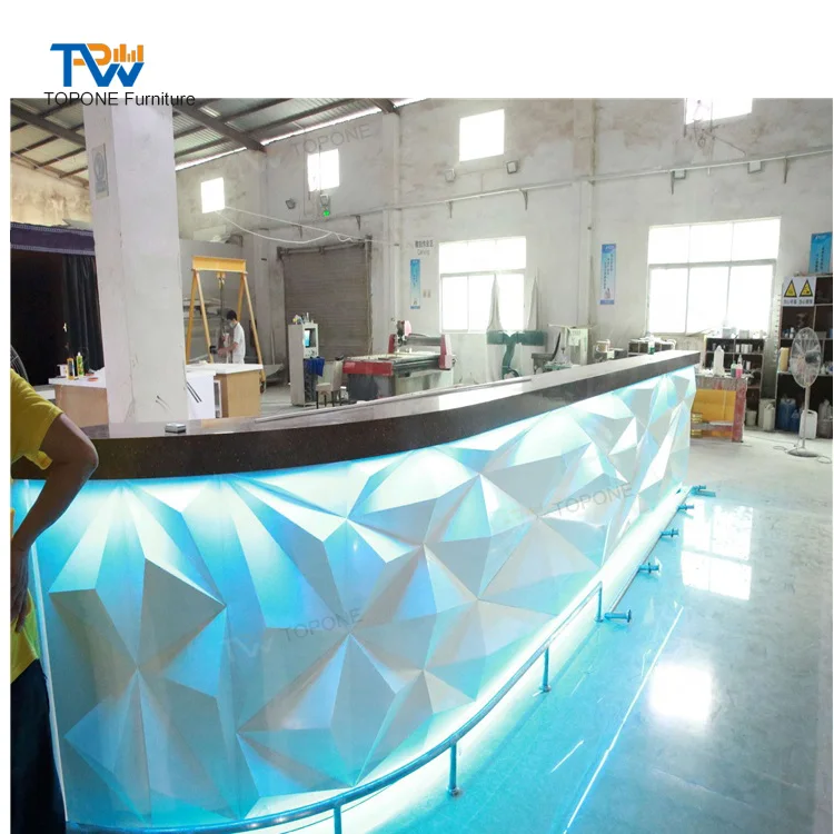Modern Night Club Bar Furniture Drink Wine Hotel Bar Counter - Buy ...