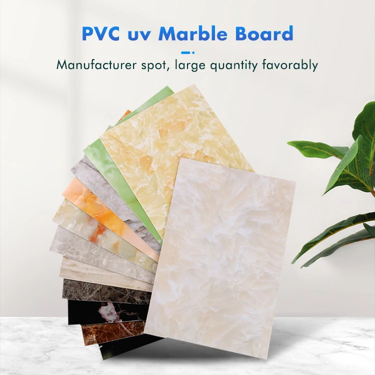 Uv Marble Pvc Wall Panels Sheet Pvc Cladding Boards For Tv Board - Buy ...