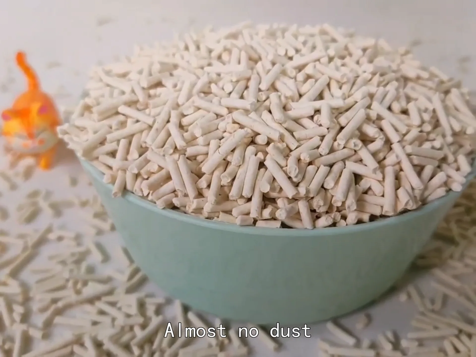 Tofu Deodorant Cat Sand 2.0mm Crush White Hygienic Sand Sustainable For ...