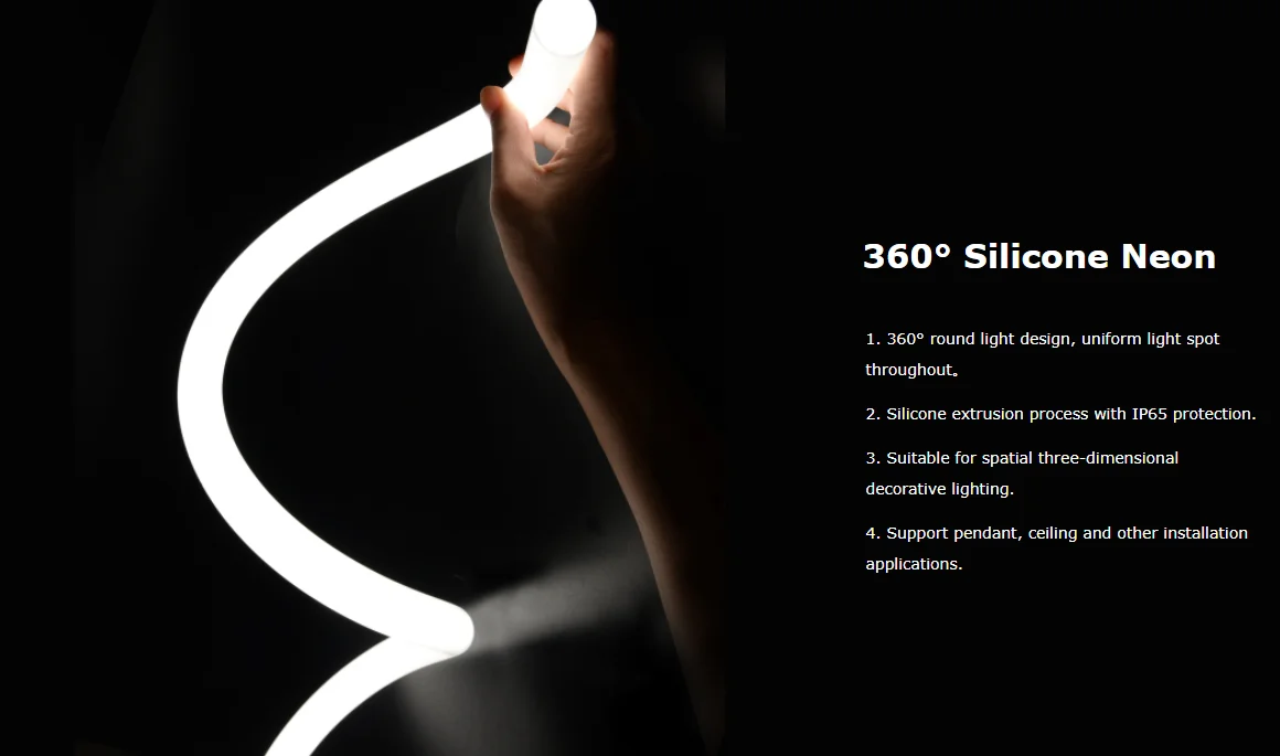 High Quality 360 Degree Neon Tube Light Led 2835 12v 24v Termo Led Neon ...