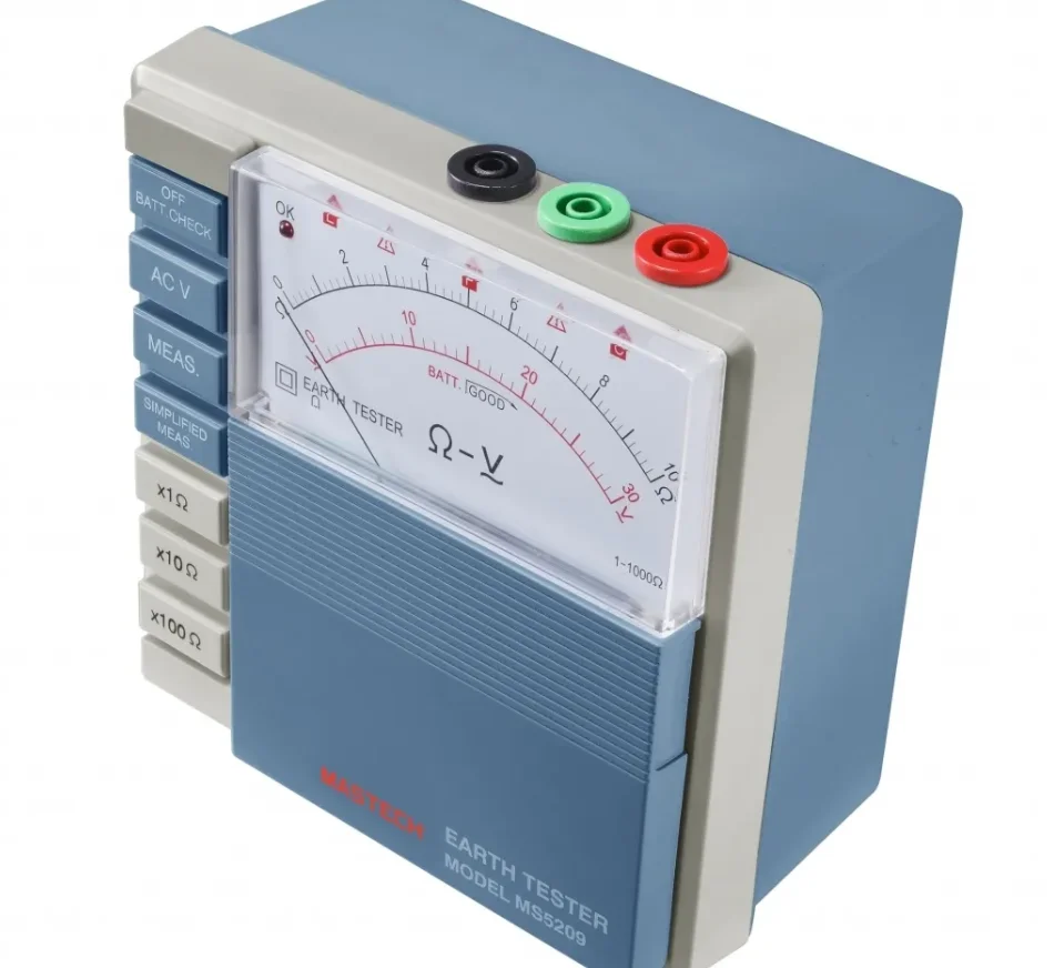 MASTECH MS5209 Analog Earth Resistance Test Meter - Reliable Ground ...