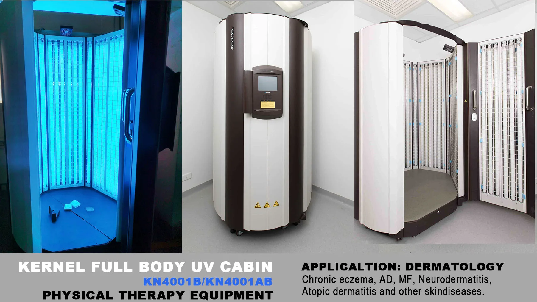 Psoriasis/vitiligo Treatment Kernel Kn-4001 Full Body Uv Phototherapy Cabin For Vitiligo ...