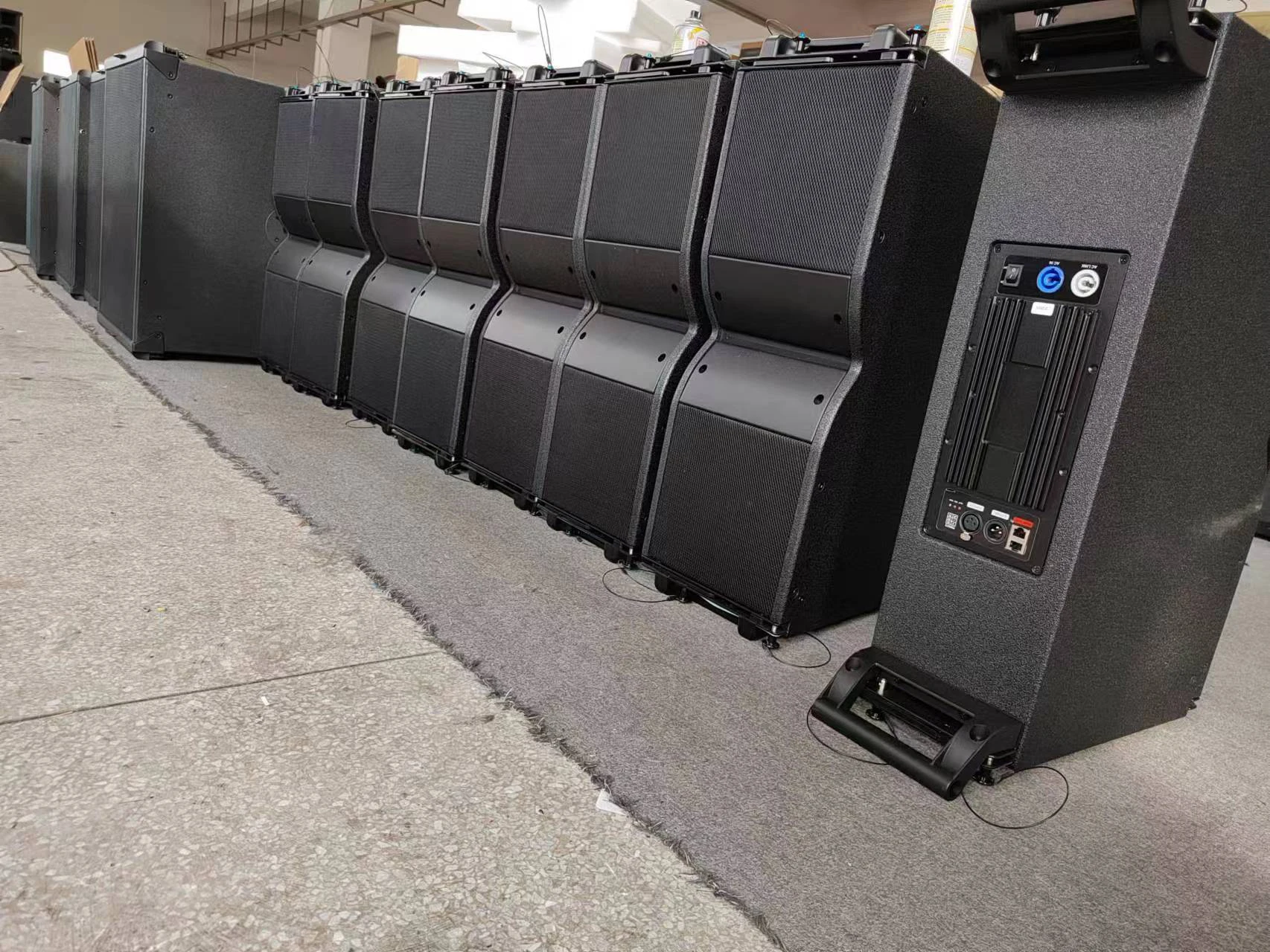 Professional Double 8 Inch Line Array Powered Speaker 18 Inch Subwoofer ...