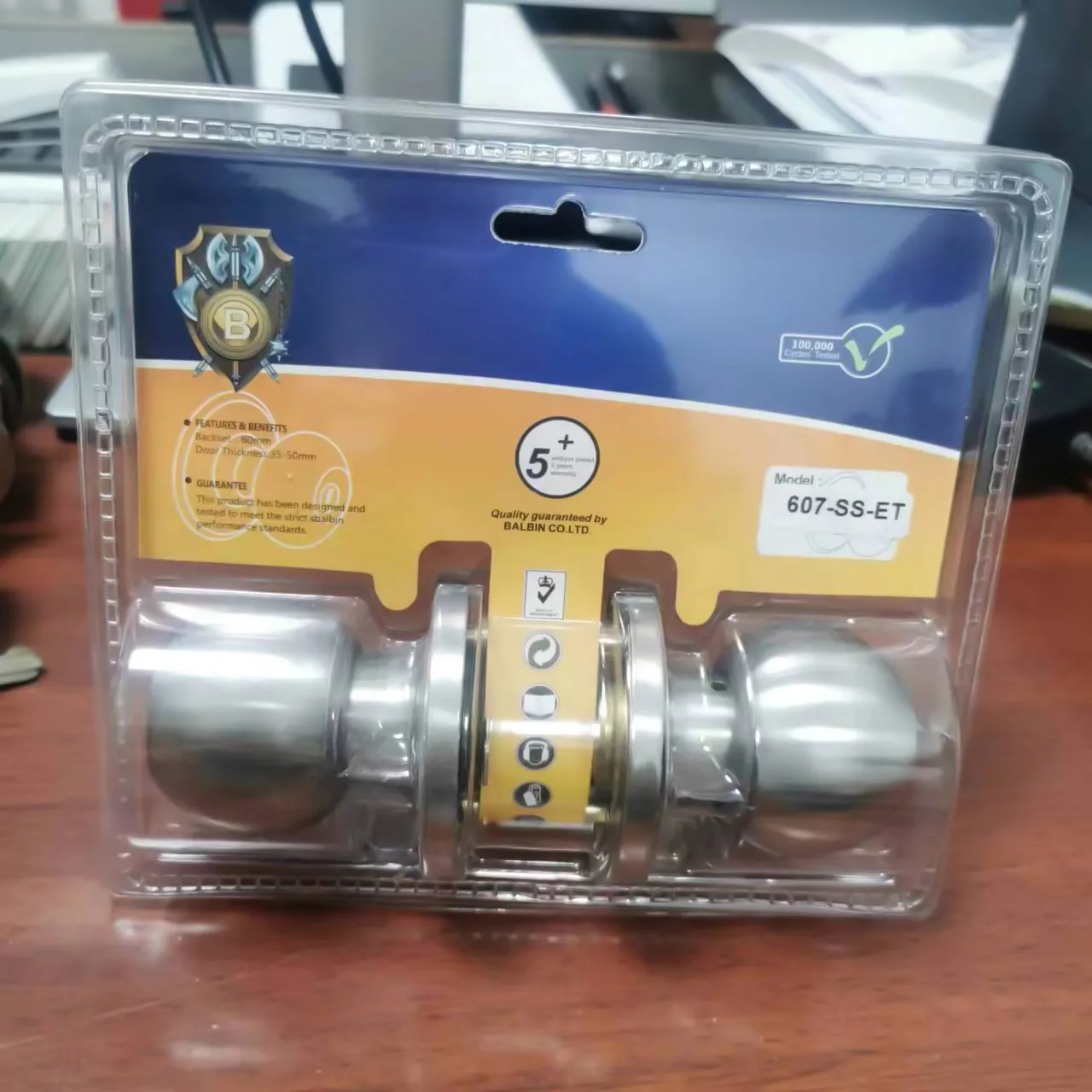 Secure Your Door with Bojun Knob Locks - Stainless Steel