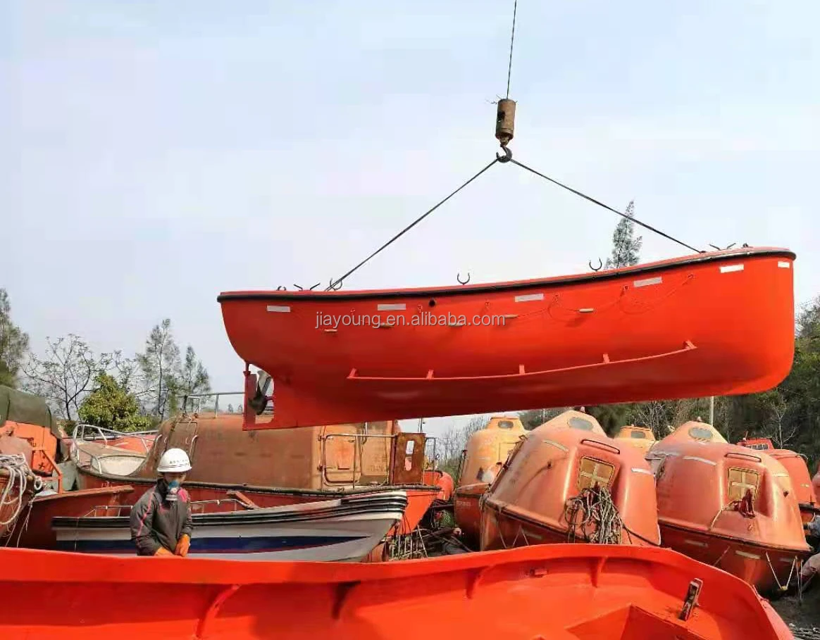 Used FRP Open Enclosed Type Used Lifeboat - SOLAS Standard