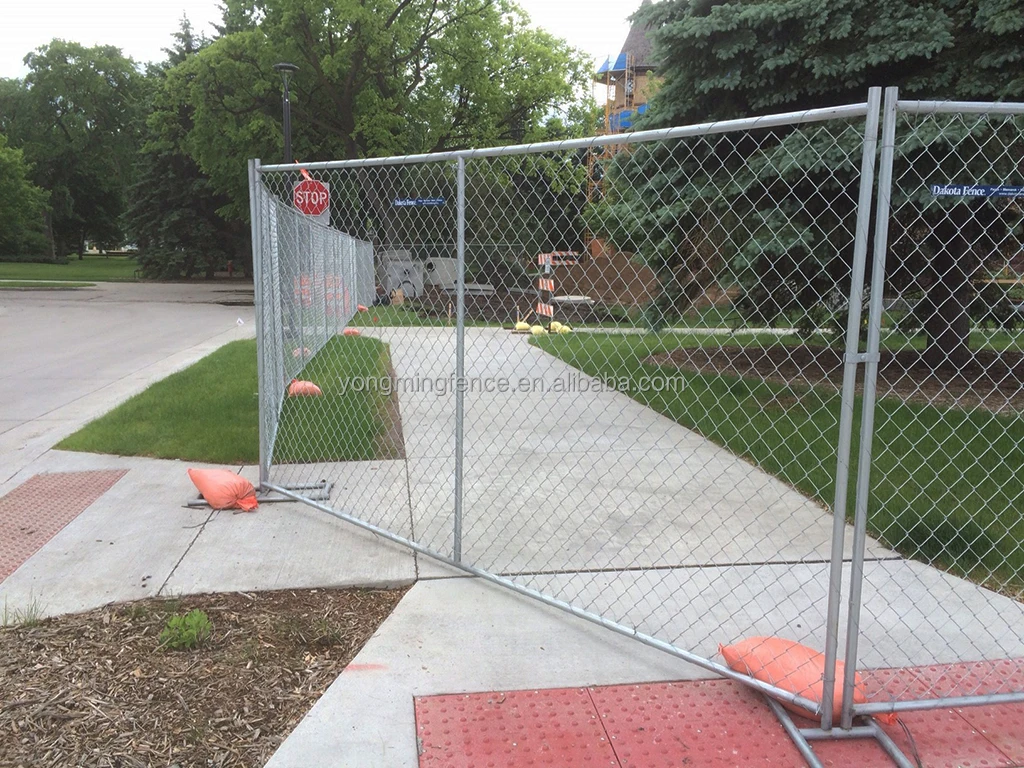 6 Ft X 12 Ft Portable Galvanized Chain Link Fence Panel