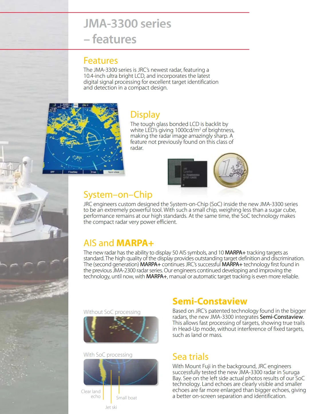 JRC JMA-3336 Marine Radar - 6KW X Band Open Array Antenna