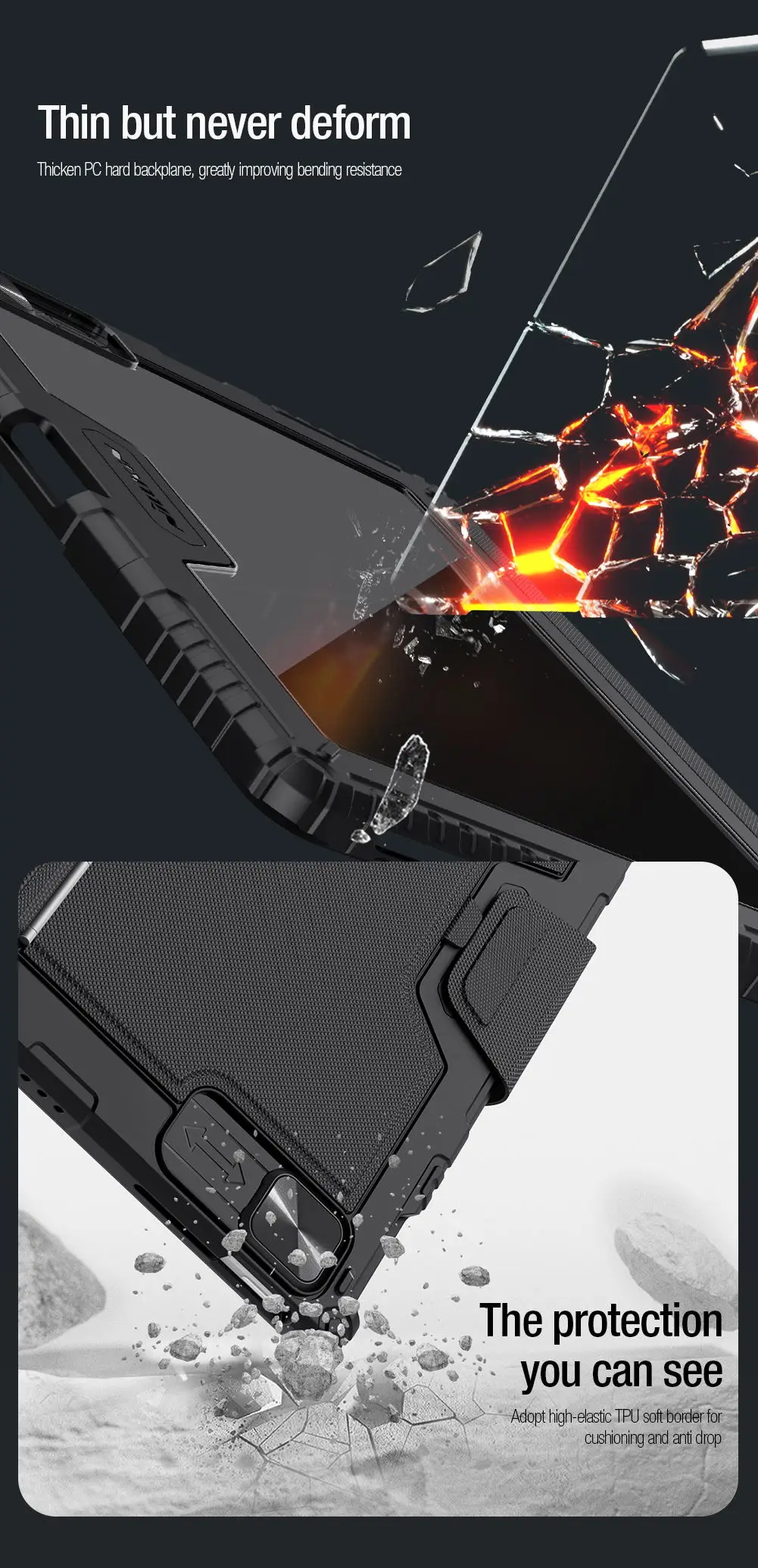 Nillkin Detachable Keyboard Case - Ipad 11 Backlit Trackpad