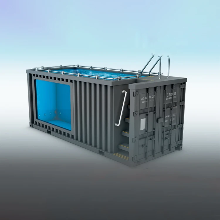 20ft Outside Shipping Container Pools | Modular Swimming Pools for ...