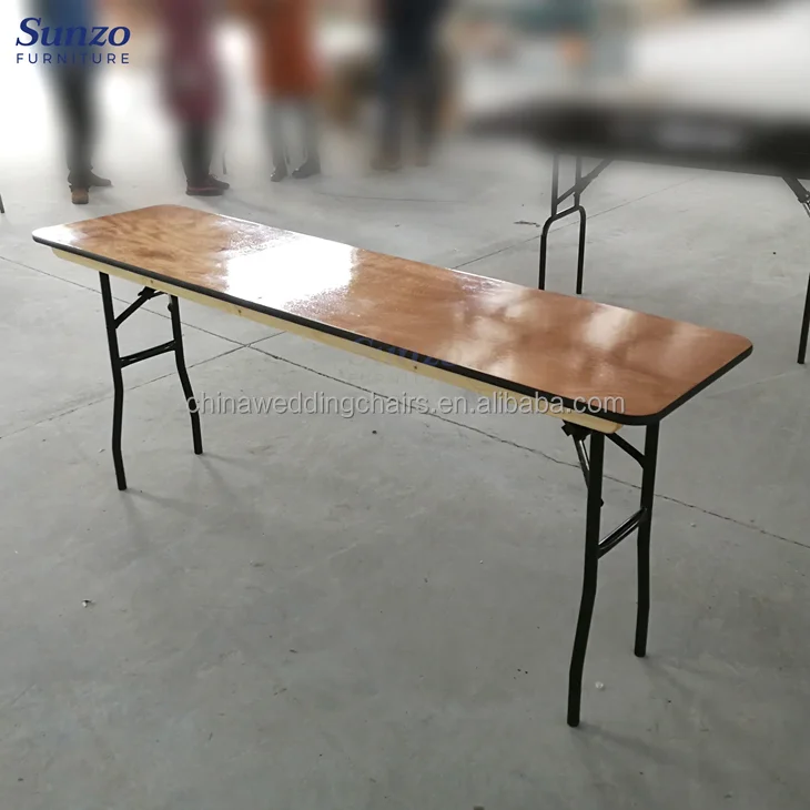6FT Rectangular Banquet Folding Table - Modern & Durable