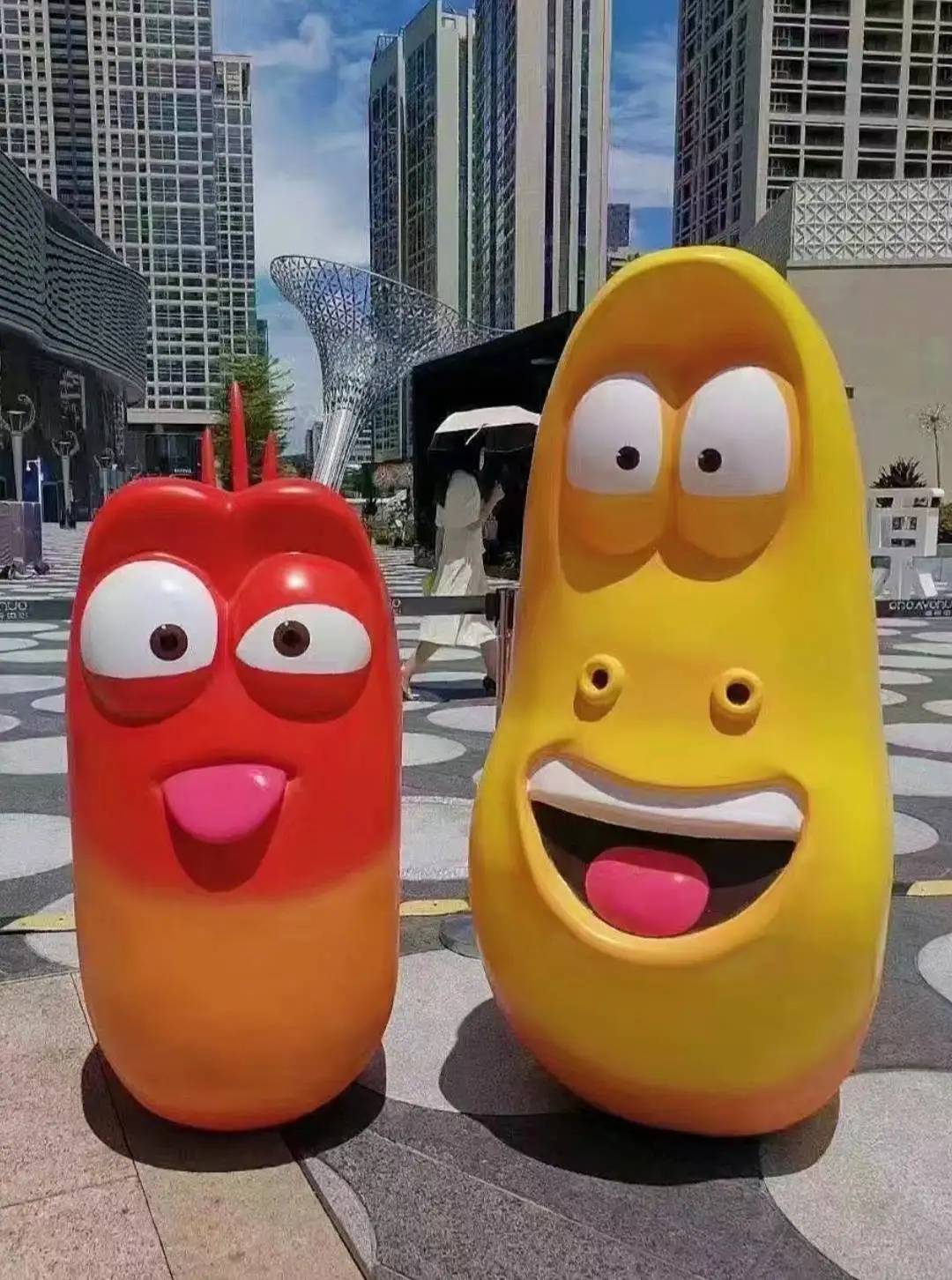 Jw Custom Cartoon Character Statue Factory Hot Sale Home Decor Mascot ...