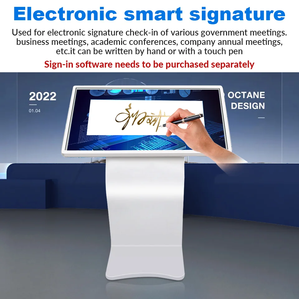 Horizontal Floor Standing Interactive Information Floor Guidance 32 43 ...
