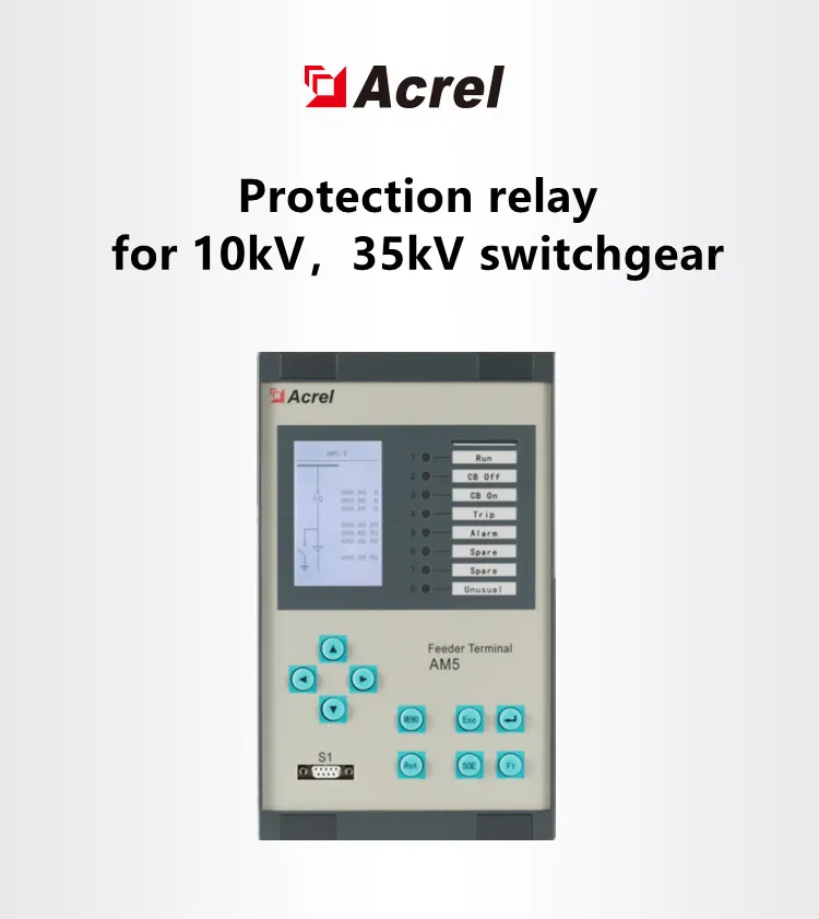 Acrel Am5 Series Microcomputer Protection Measurement And Control ...