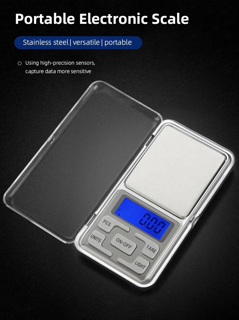 Basculas Balanza Digital Gram Scale 100g 0.01g 500g 0.1g Weighing Scales Bascula Balance ...