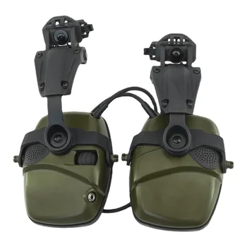 Tactical Helmet Arc Rail Hearing Protection Noise Canceling Amplifier ...
