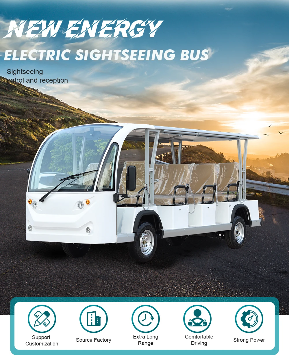 8-seater Electric Tour Bus - Efficient and Fun Sightseeing