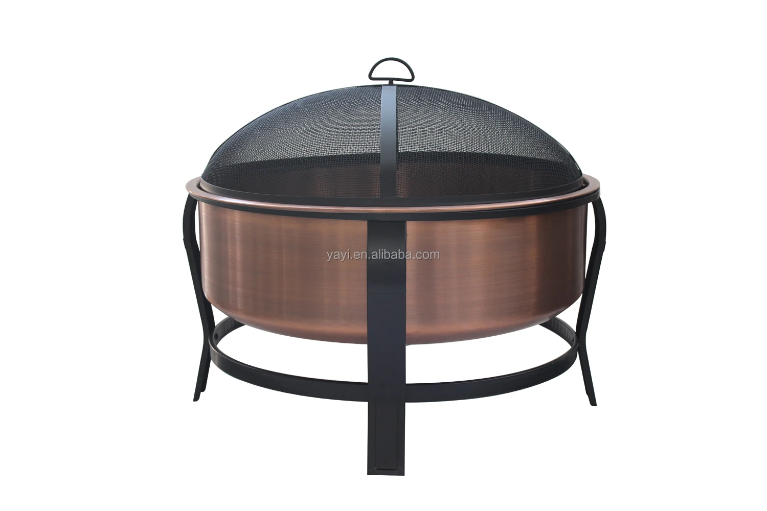Wood Burning Mild Steel Round Patio Swimming Pool Beach Bonfire Pit ...