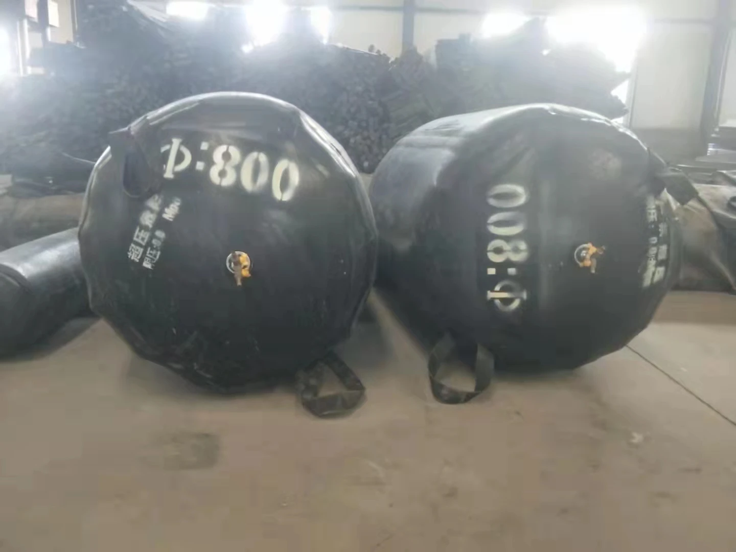 Inflated Culvert Formwork - Durable Rubber Balloons