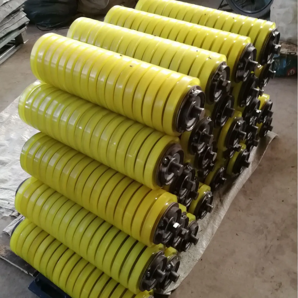Belt Conveyor Roller Plastic Conveyor Driven Roller Idle Roller for ...