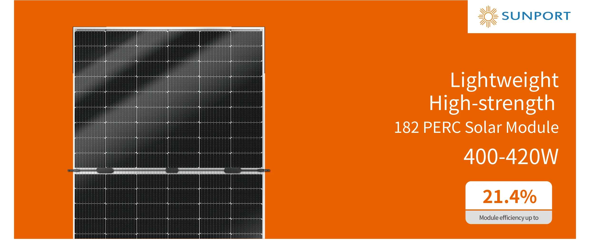 Sunport Power New Product Ah5t Lightweight Glass380-400w Monocrystalline Solar Panel China ...