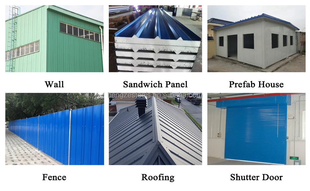 Ral Color Galvanized Metal Roofing Sheets: Z275 & Z180 Ppgi Corrugated ...