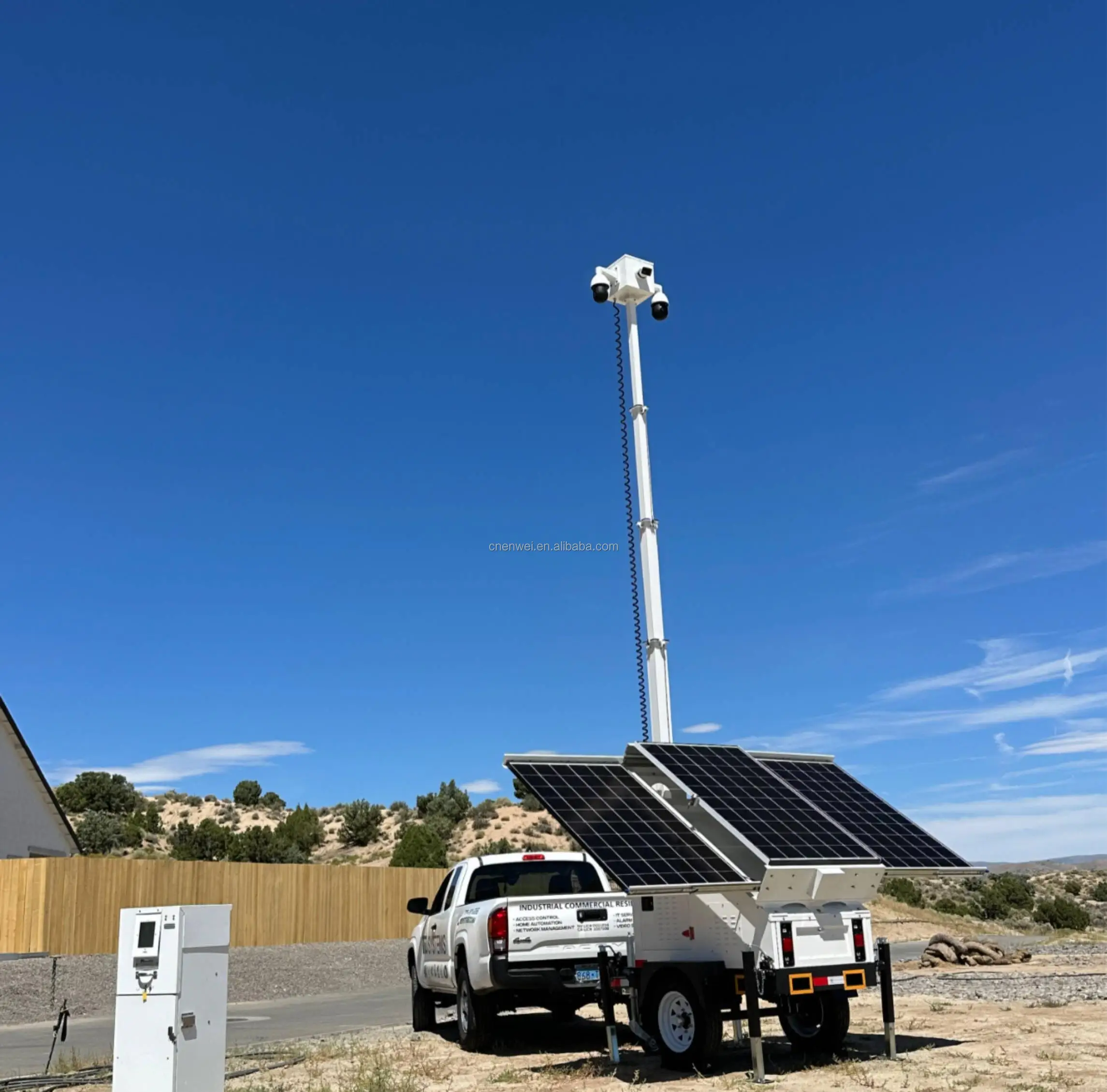 Mobile Security Camera Trailer - ENWEI 3190 for Outdoor