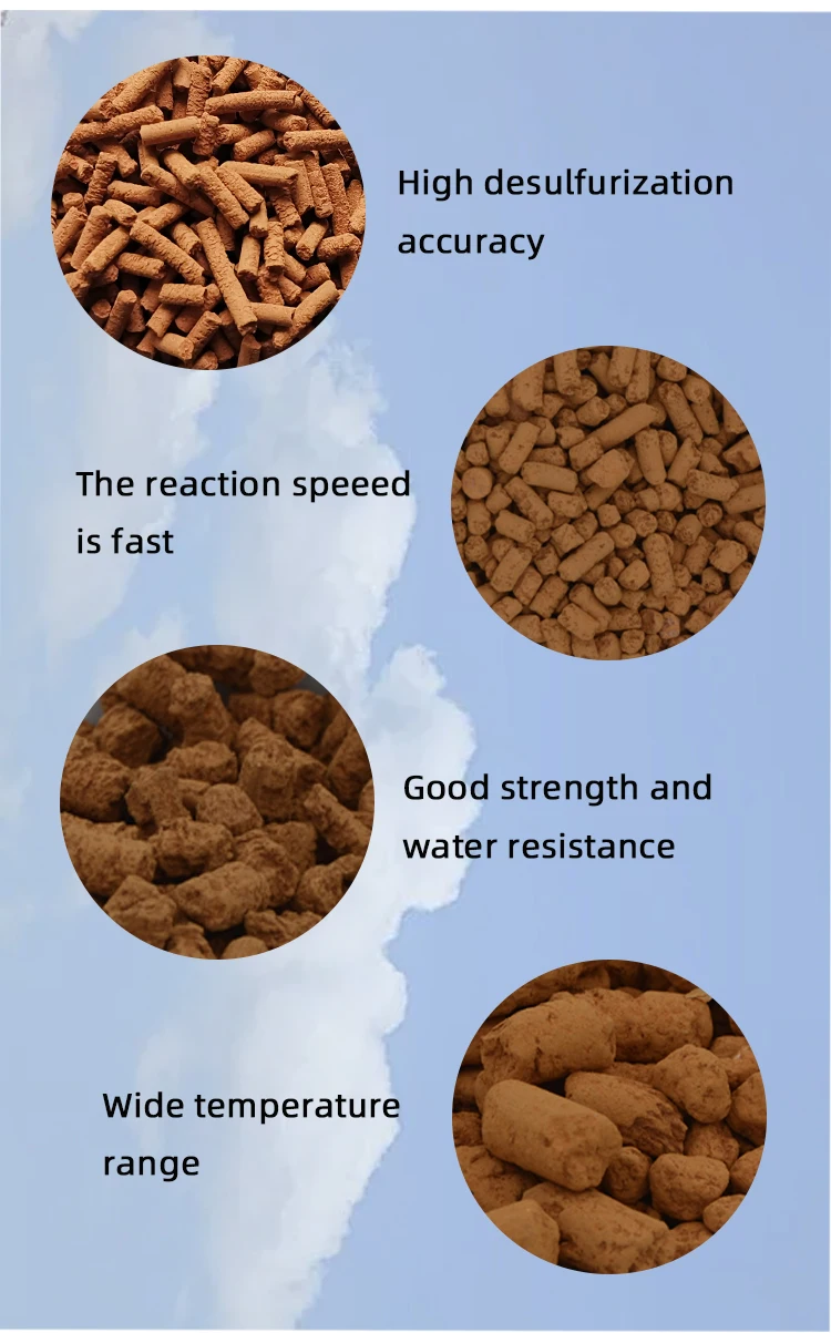 Pellet Iron Oxide Desulfurizer Catalyst for H2S Remove Desulfurizer ...