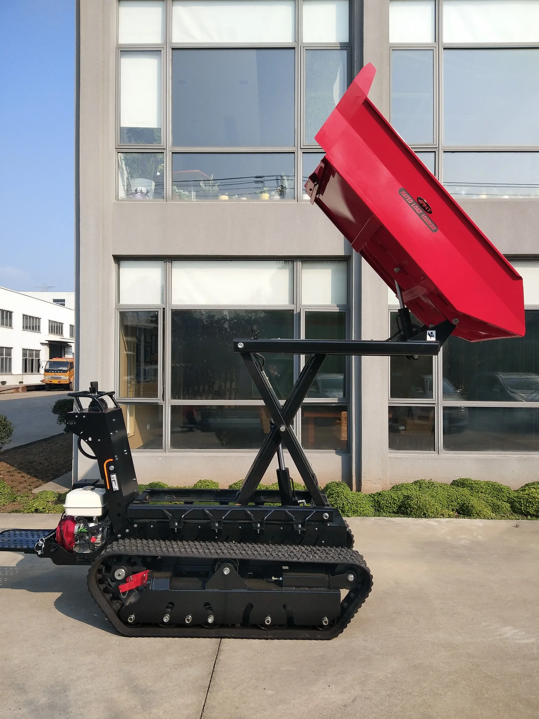 ANT Hydraulic Mini Dumper Garden Loader BY1000ML Self Load Dumper High ...