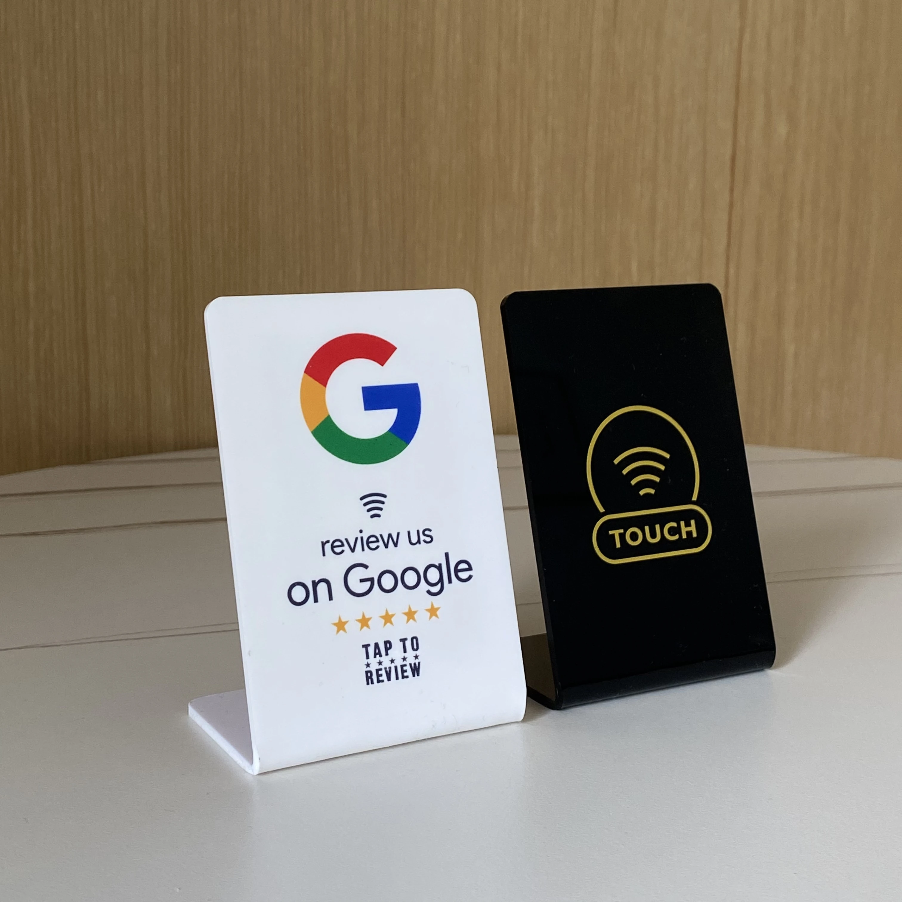 Nfc Table Tap Qr Code Smart Ntag213/215/216 Nfc Google Review Stand ...