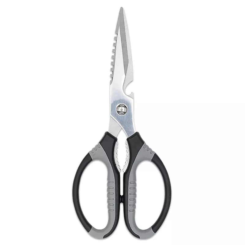 6 In 1 Japanese Stainless Steel Multi-function Tpr Handle Houseware Shears Meat Cutting Heavy ...