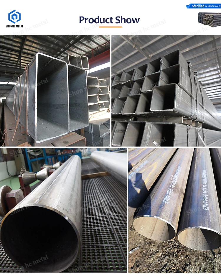 High Quality Astm A53b A36 Gr B Q345b Q235 6m Length Ms Schedule 40 Round Carbon Welded Erw ...